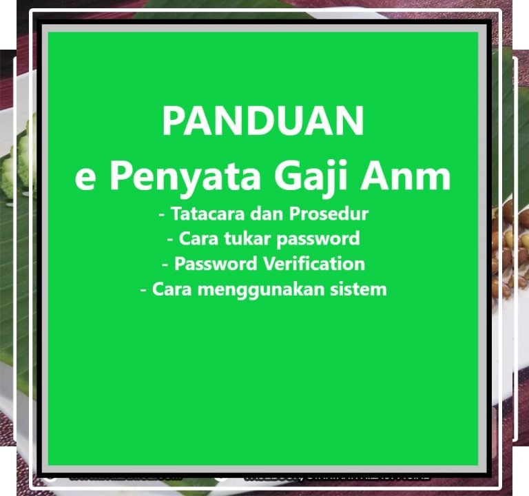 E Penyata Gaji Anm: Panduan Lengkap Sistem Gaji Elektronik – EPG